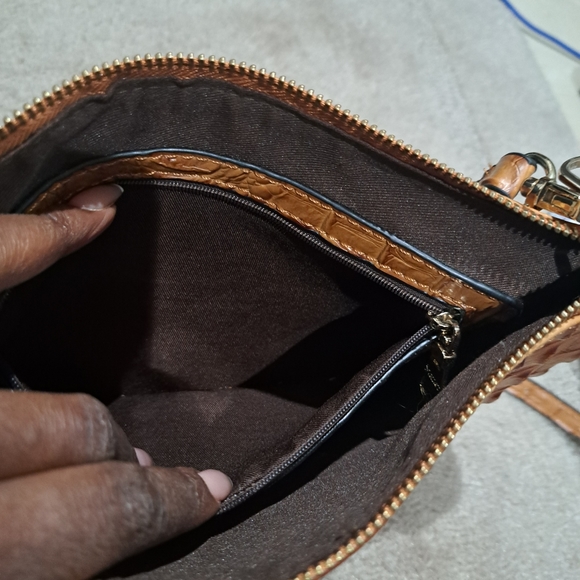 Stauer | Bags | Stauer Tan And Brown Crossbody Purse | Poshmark